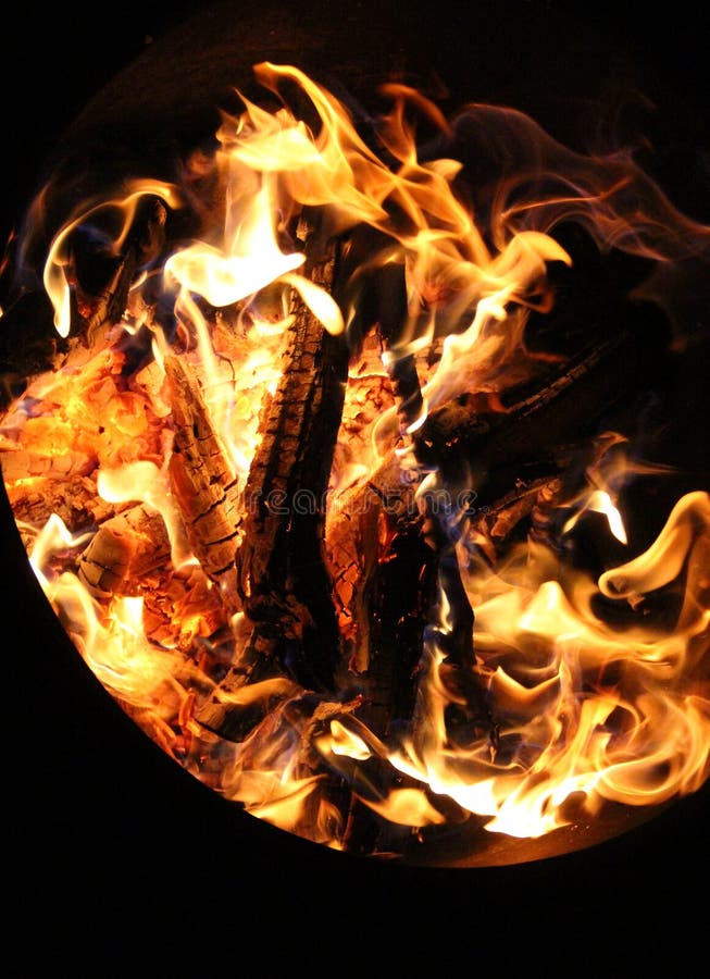 Charred and fire seven stock photo. Image of fire, smoulder - 127818080