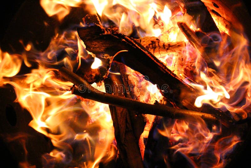 Charred and fire seven stock photo. Image of fire, smoulder - 127818080