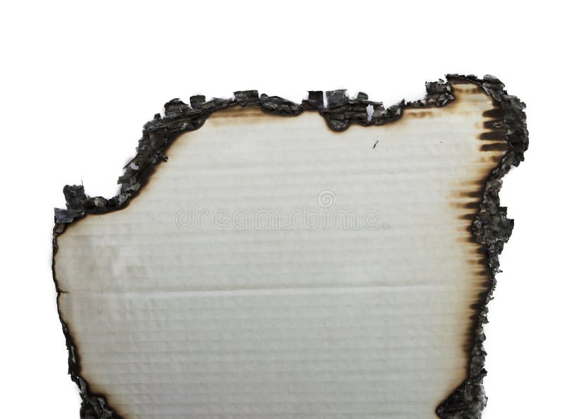 Paper with charred edges stock image. Image of rumpled - 7177169