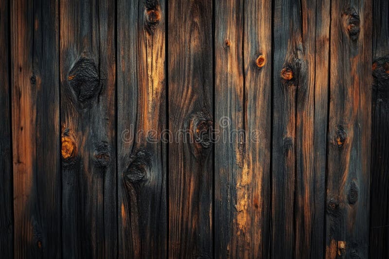 Charred Wooden Texture with Natural Patterns. Neural Network AI ...
