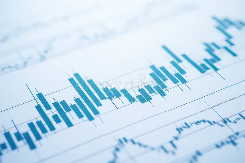 Graphic Chart Analysis stock illustration. Illustration of economic ...