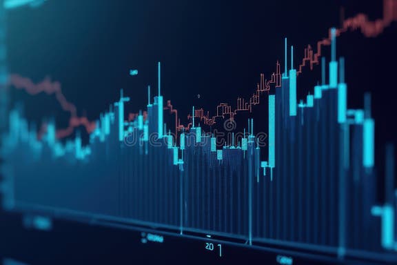 Graphical Presentation of Charts Stock Illustration - Illustration of ...