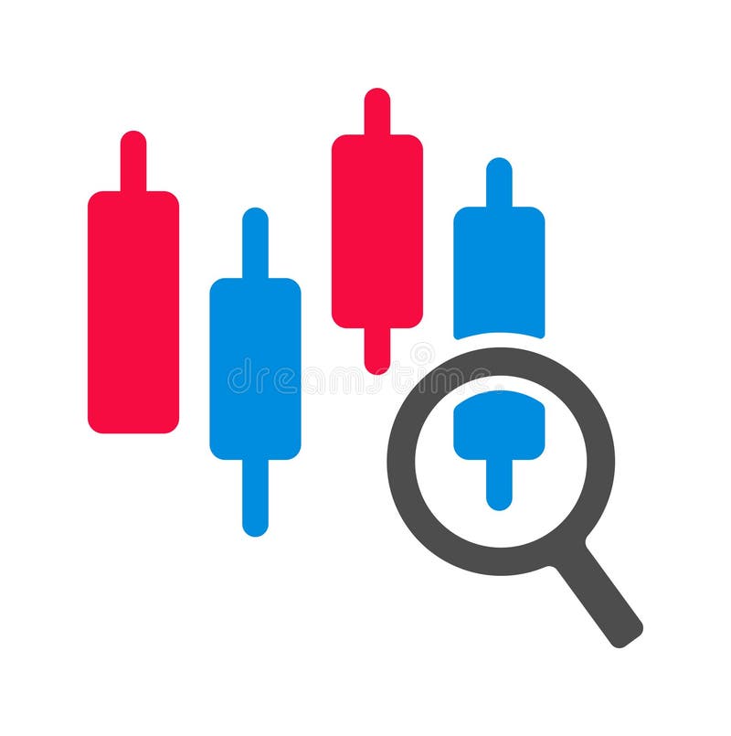 Chart Analysis ( Technical Analysis) Vector Icon Illustration Stock ...