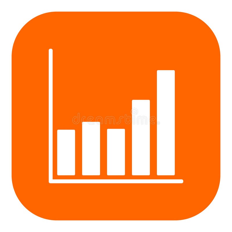 Chart and app icon stock vector. Illustration of chart - 254685807