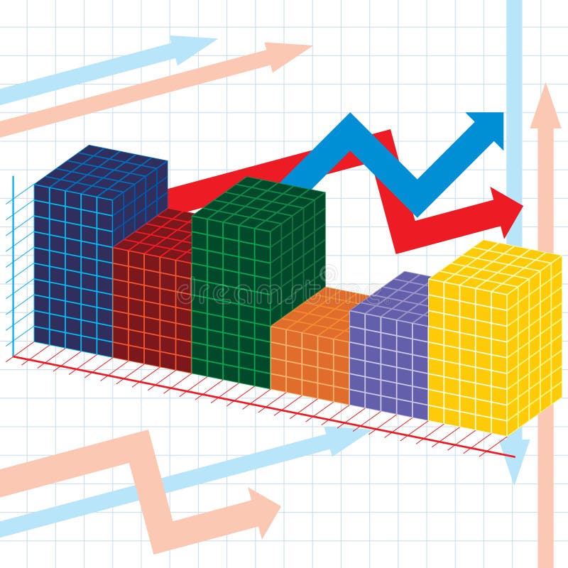 Chart background stock vector. Illustration of multicolored - 12416208