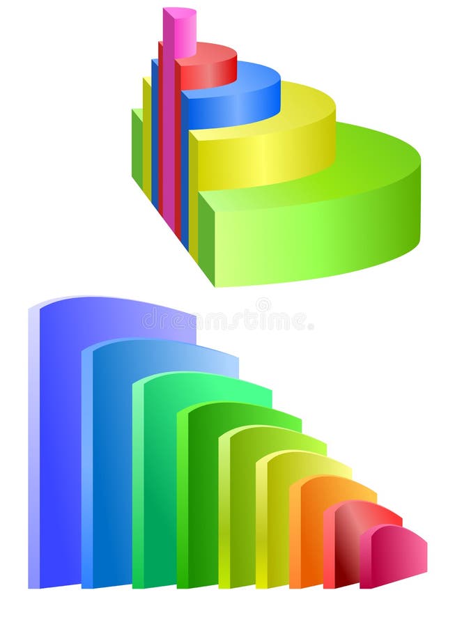 Chart and bar graph stock vector. Illustration of calculation - 23187742