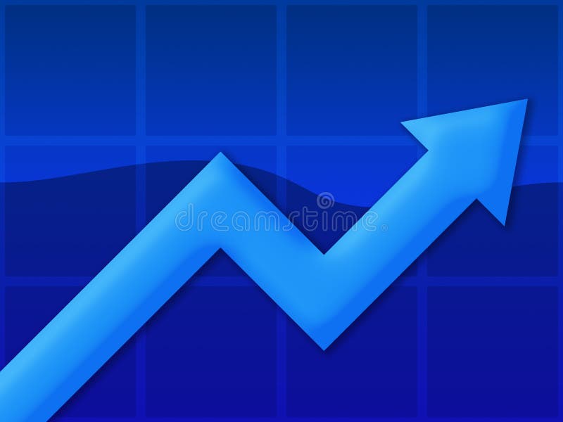 Chart Blue stock illustration. Illustration of company - 132546