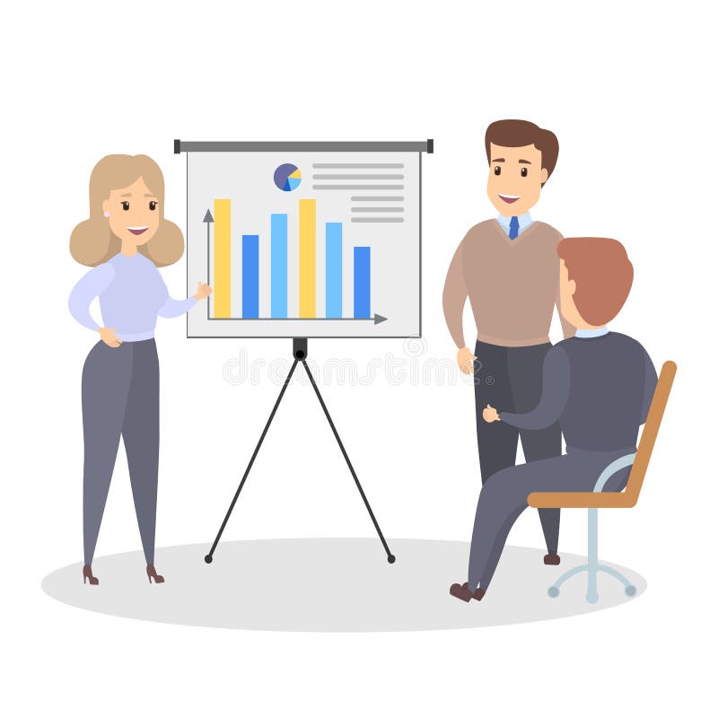 Chart board set. stock vector. Illustration of group - 119777844