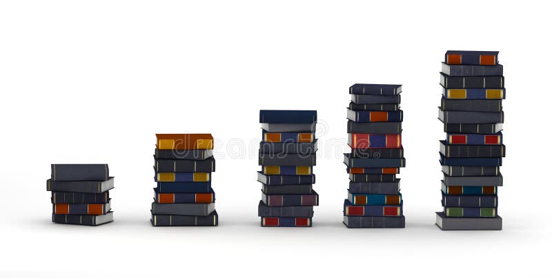 Chart of books stock image. Image of bookshelf, book - 27917657