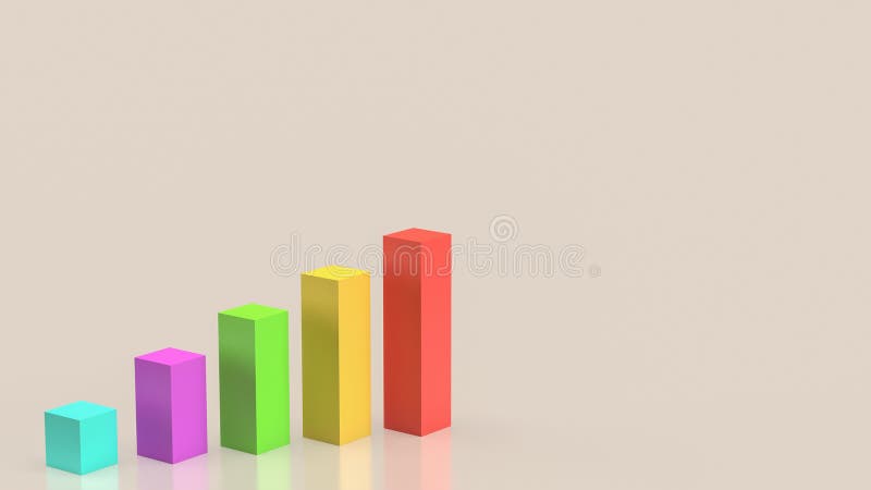 The Chart for Business Concept 3d Rendering Stock Illustration ...