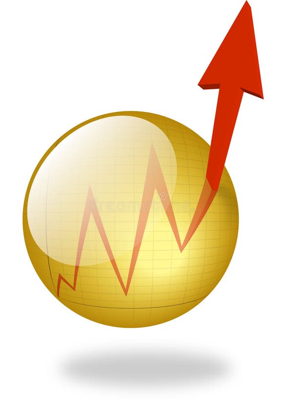 Chart Button stock illustration. Illustration of budget - 7502864