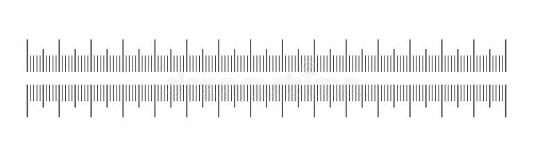 Chart 15 Centimeters. Metric Ruler. Scale for Ruler in Centimeters ...