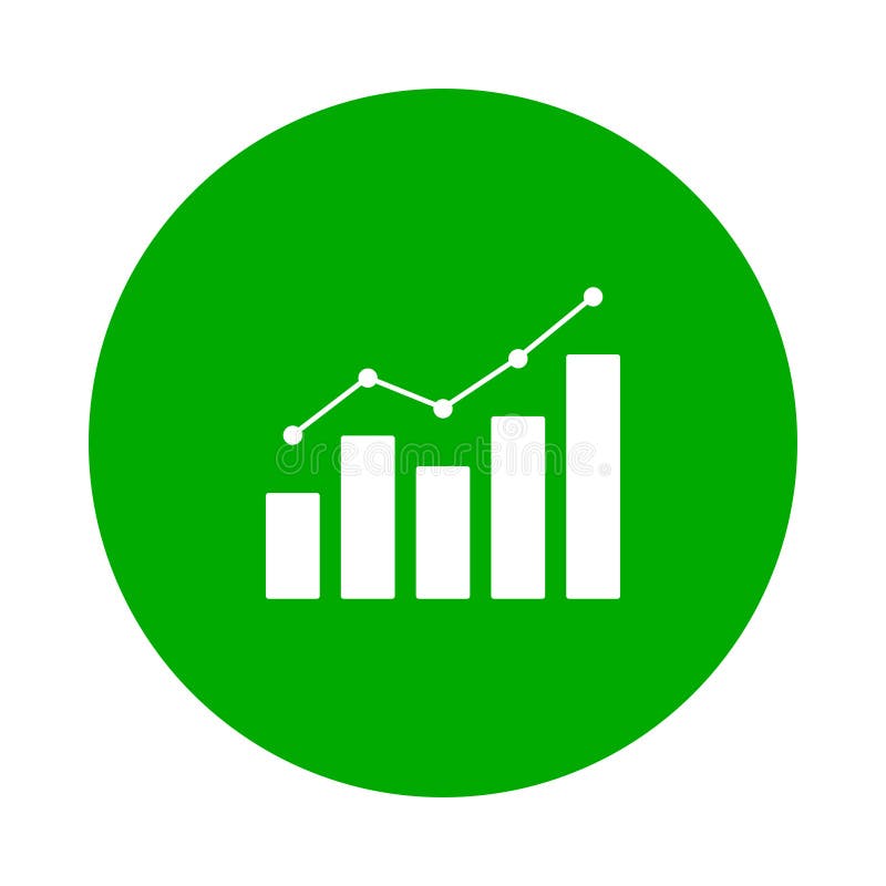 Chart and circle stock vector. Illustration of vector - 162046800
