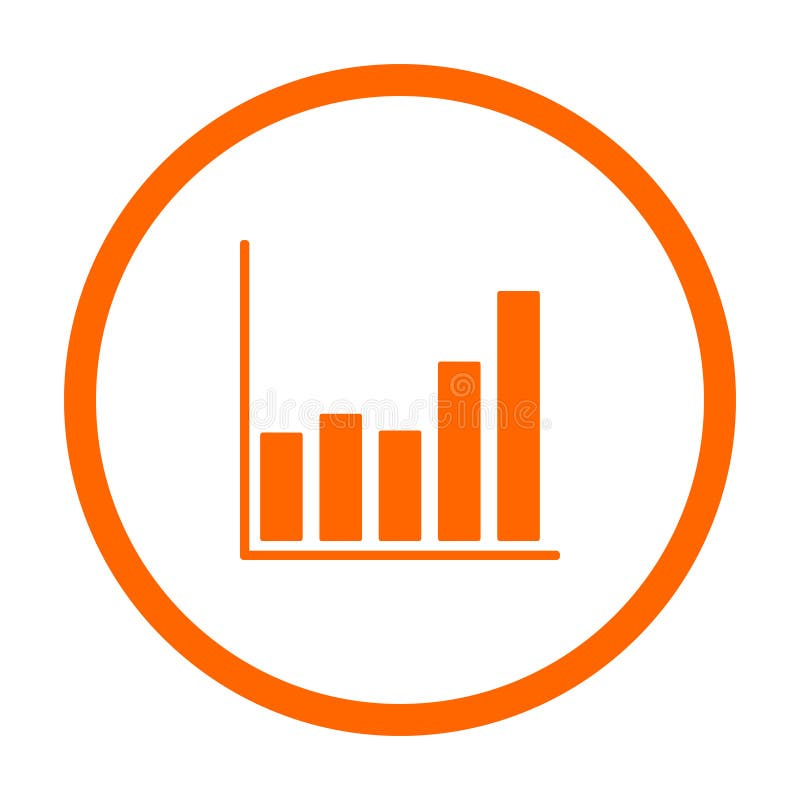 Chart and circle stock vector. Illustration of barchart - 203462997
