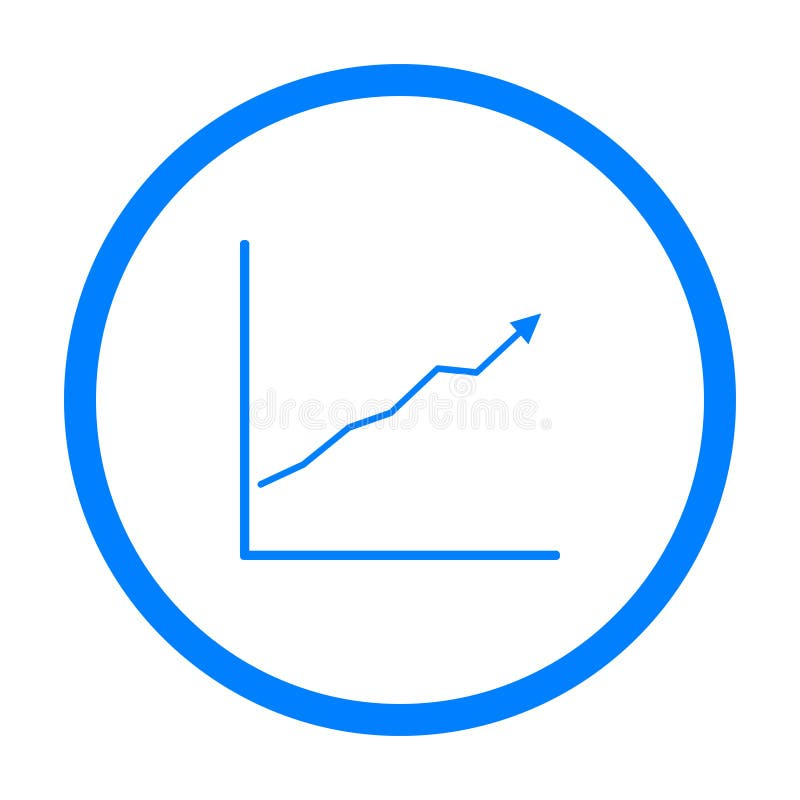 Chart and circle stock vector. Illustration of symbol - 200603579
