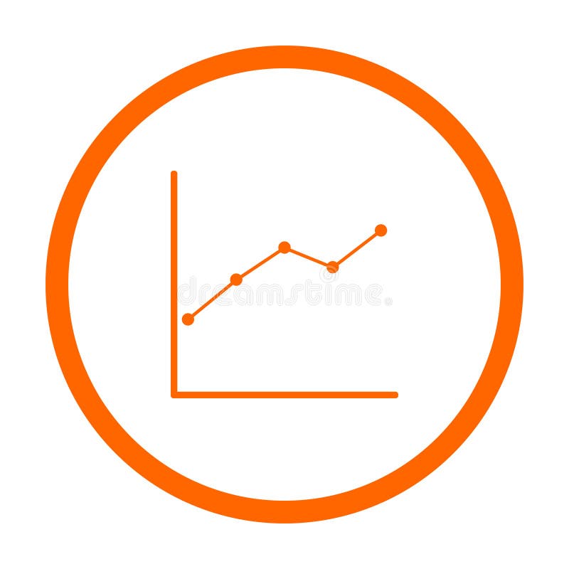 Chart and circle stock vector. Illustration of symbol - 228635684