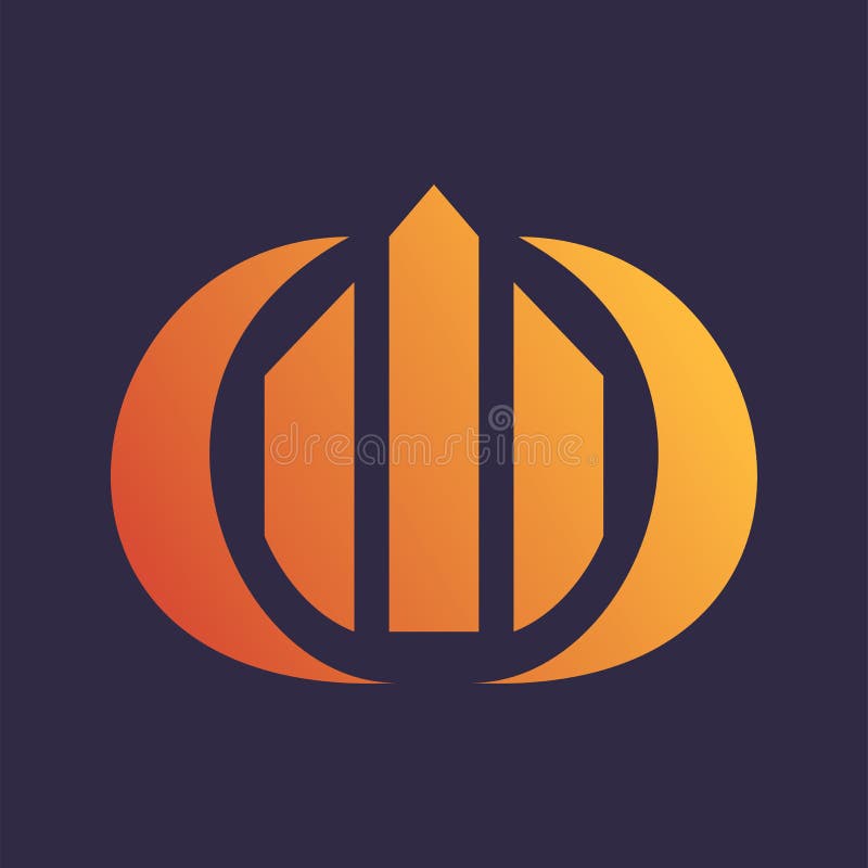 Chart Circle Building Logo Vector Stock Vector - Illustration of icon ...