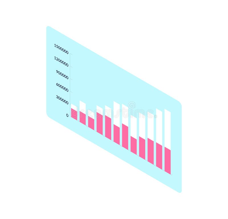 Chart with Columns, Block Diagram, Graph Vector Stock Vector ...