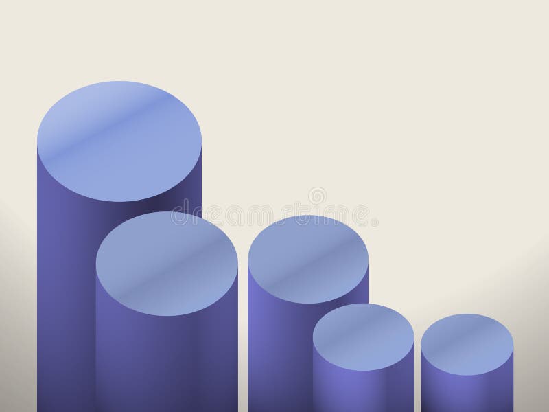 Chart Columns Blue White Background Stock Vector - Illustration of icon ...