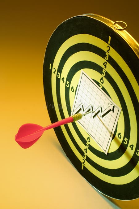 Chart and Dart Board stock image. Image of accuracy, target - 21046501