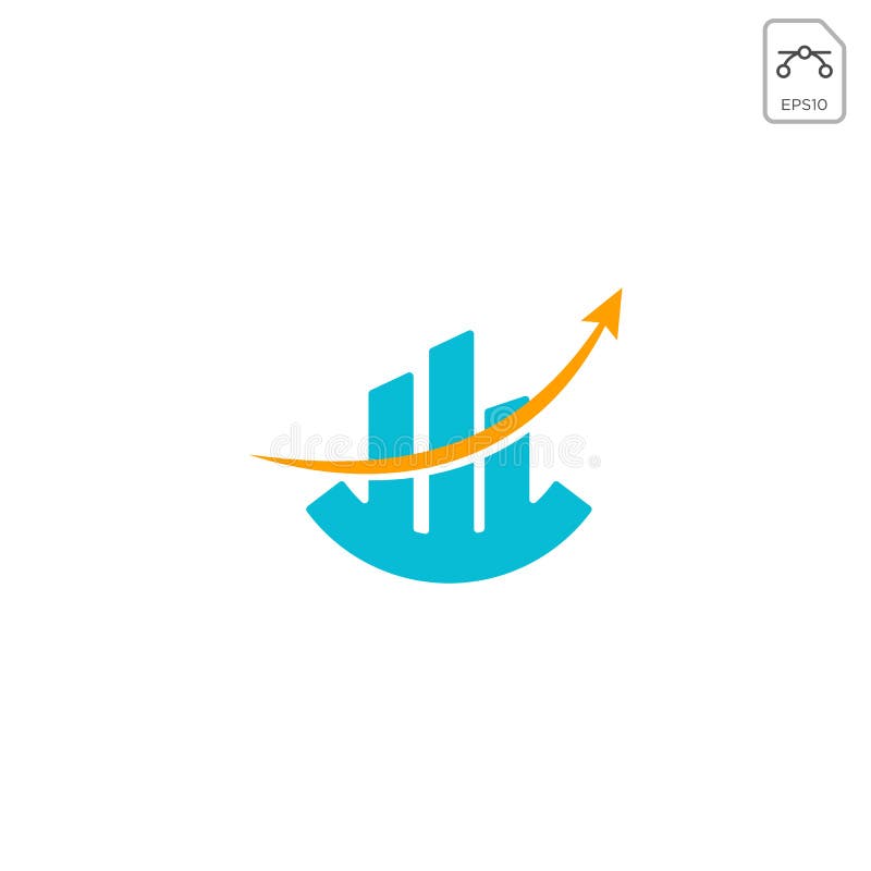 Chart Diagram Logo Design Vector Icon Element Isolated Stock Vector ...
