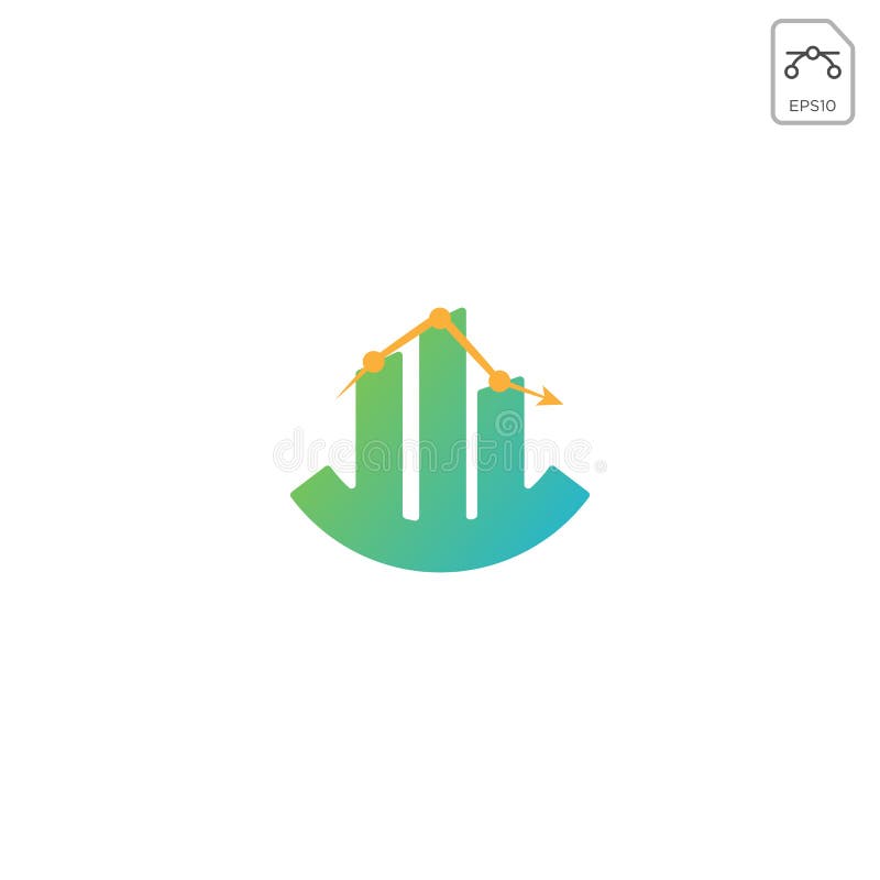 Chart Diagram Logo Design Vector Icon Element Isolated Stock Vector ...
