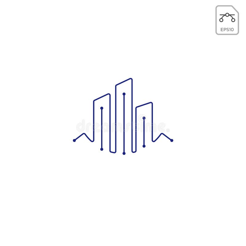 Diagram logo stock illustration. Illustration of artistic - 13325204