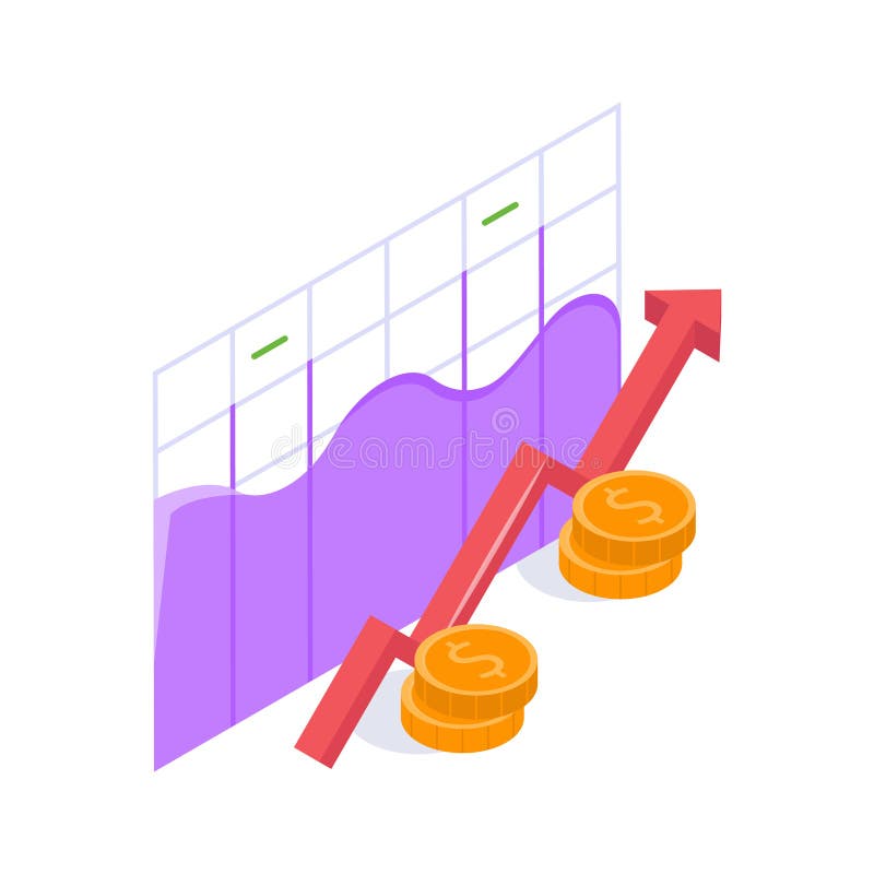 A Chart Featuring Line and Bar Graphs Tracking Upward Trends Stock ...
