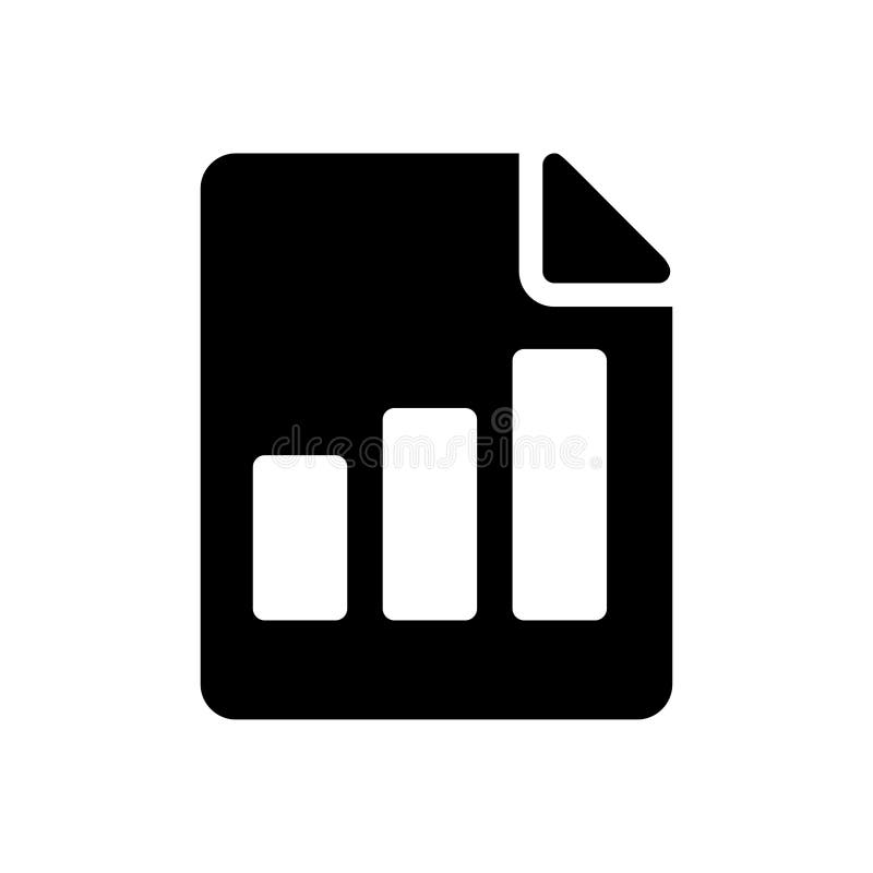 Chart file stock vector. Illustration of chart, page - 216656061