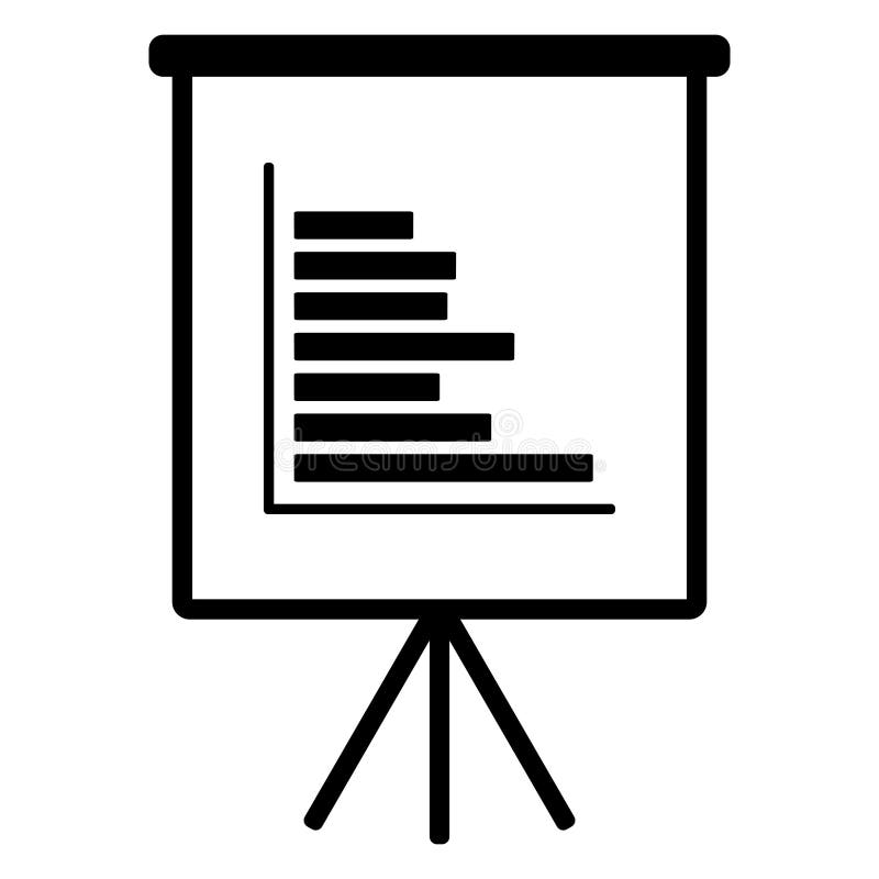 Chart and flipchart stock vector. Illustration of graphic - 206997457