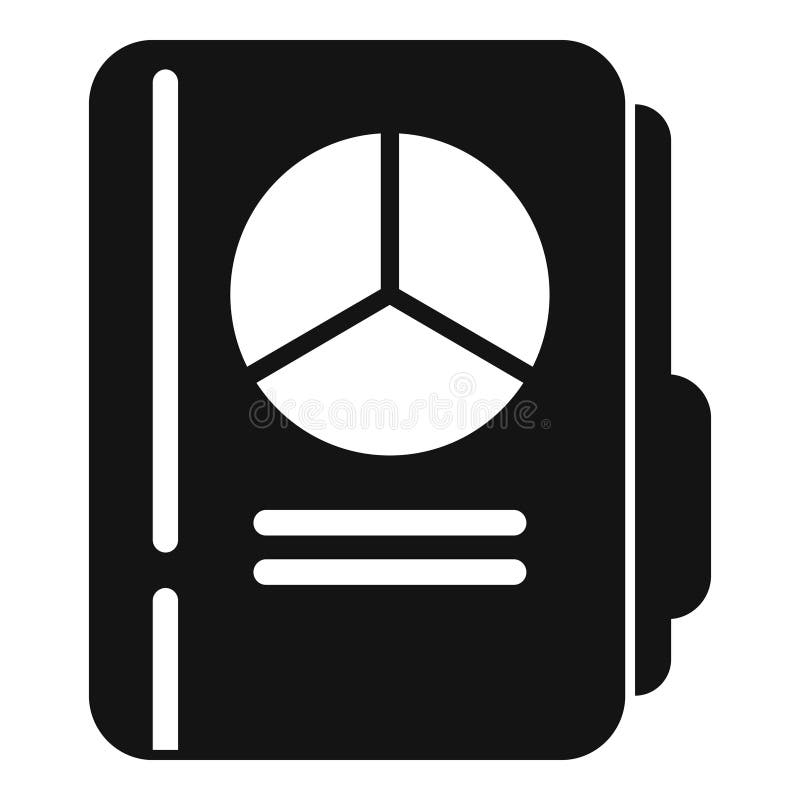 Chart Folder Icon Simple Vector. Market Target Stock Vector ...