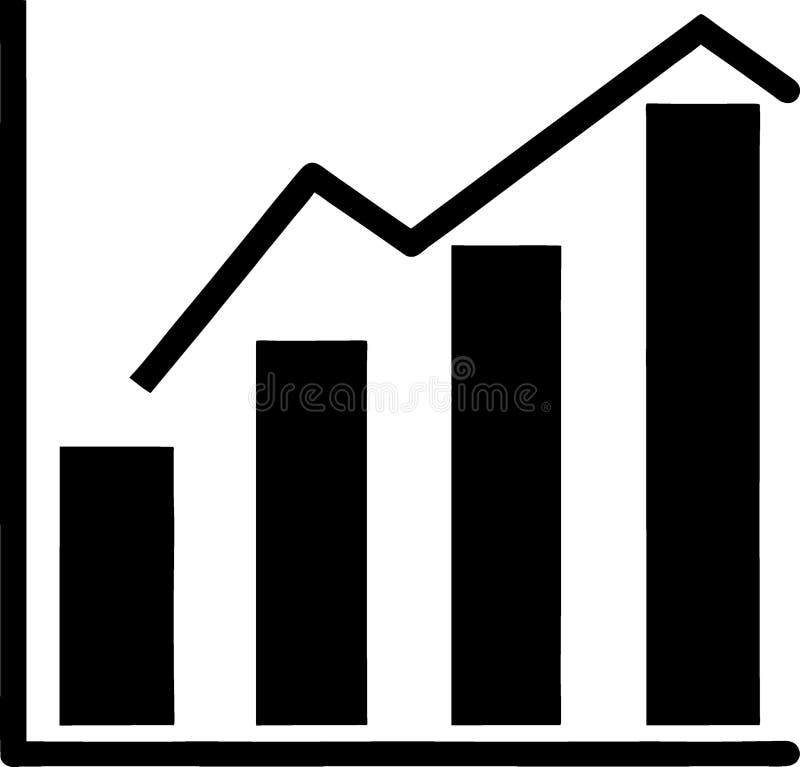 Chart Graph Graph Icon in Outline Style Stock Illustration ...