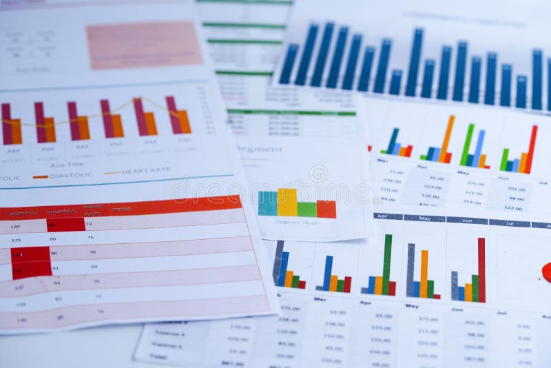 Chart Graph Paper. Financial, Account, Statistics, Analytic Research ...