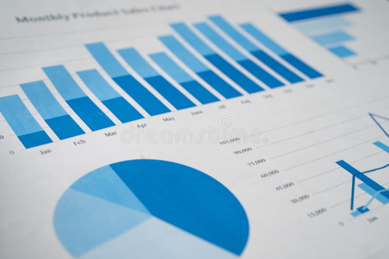 Chart or Graph Paper. Financial, Account, Statistics and Business Data ...