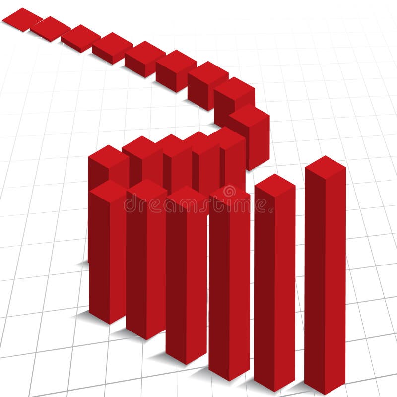 Colored Bar Chart Graph stock illustration. Illustration of chart - 4843109