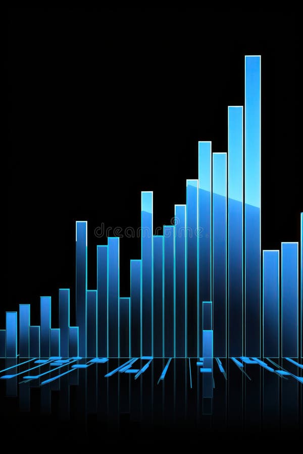 A Chart or Graph Showing a Steady Increase in Profits or Growth Stock ...