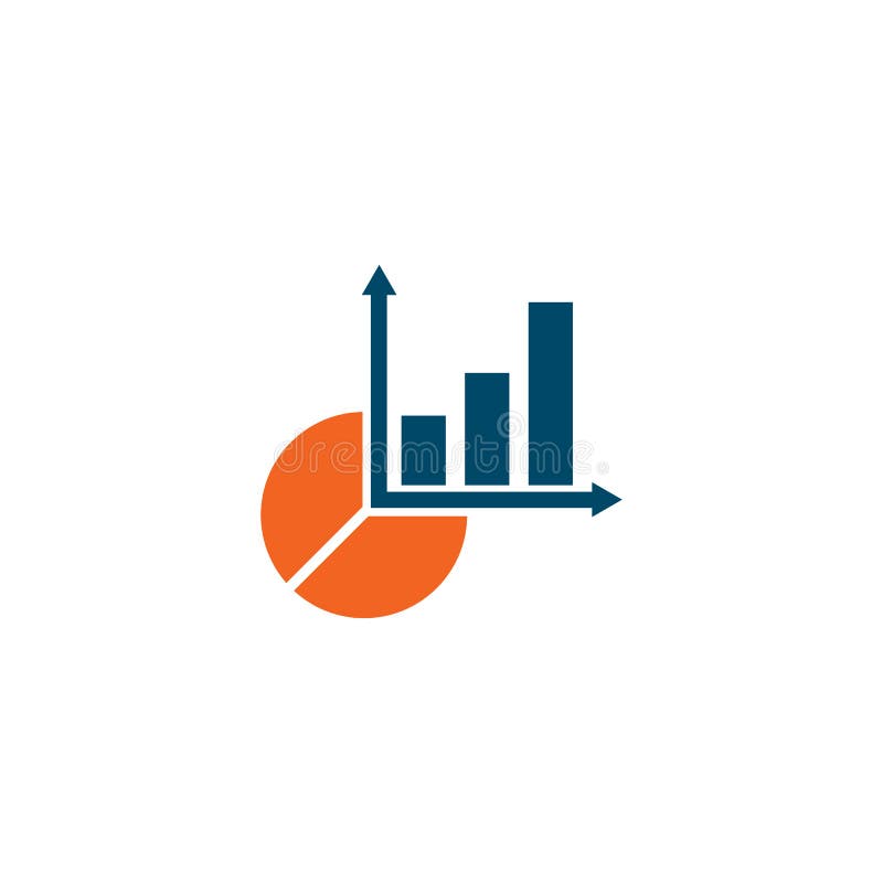 Chart Graphic Logo Design Vector Template Stock Vector - Illustration ...