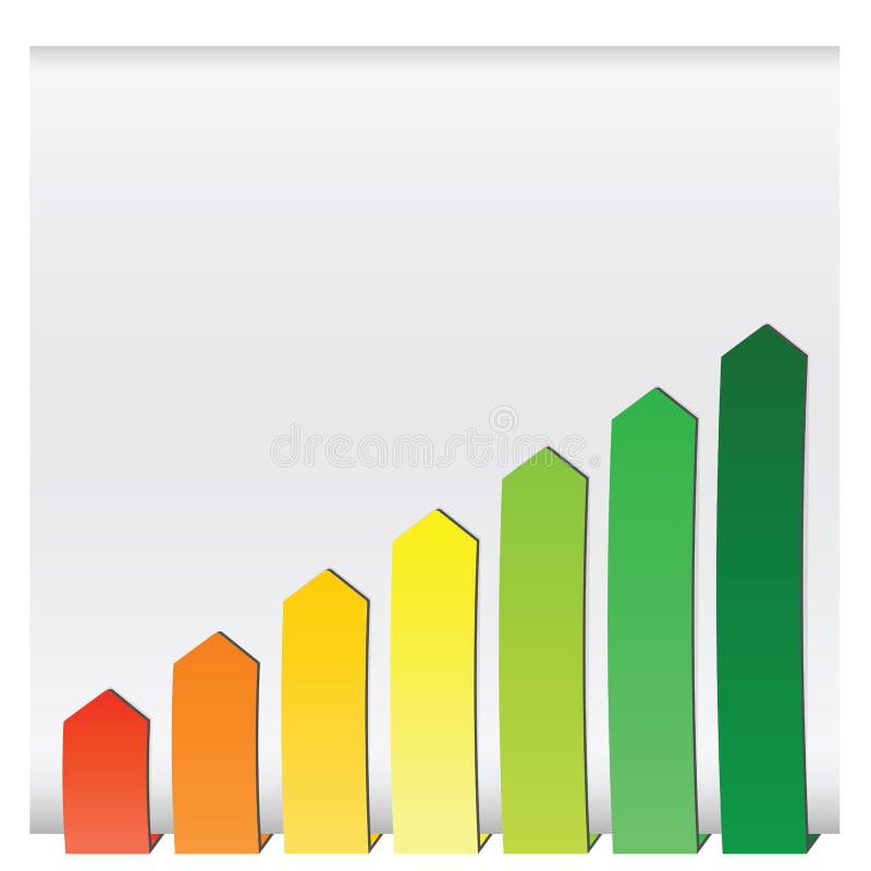 Chart graphs growing stock vector. Illustration of success - 27078981