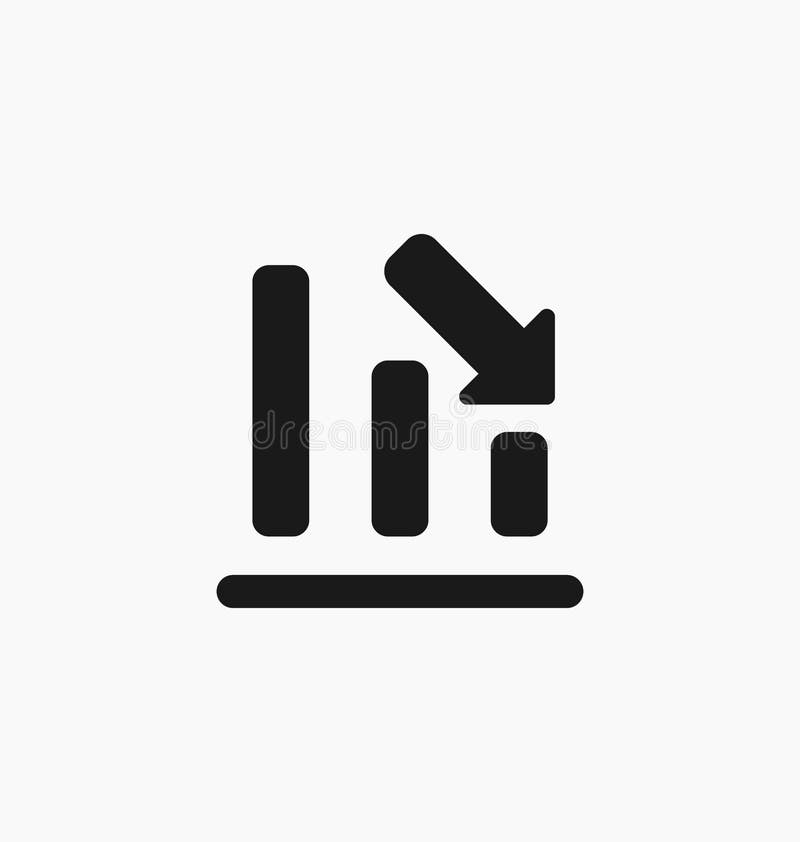 Chart Icon Bar Symbol for Web Site Design, Logo, App, UI. Vector Stock ...