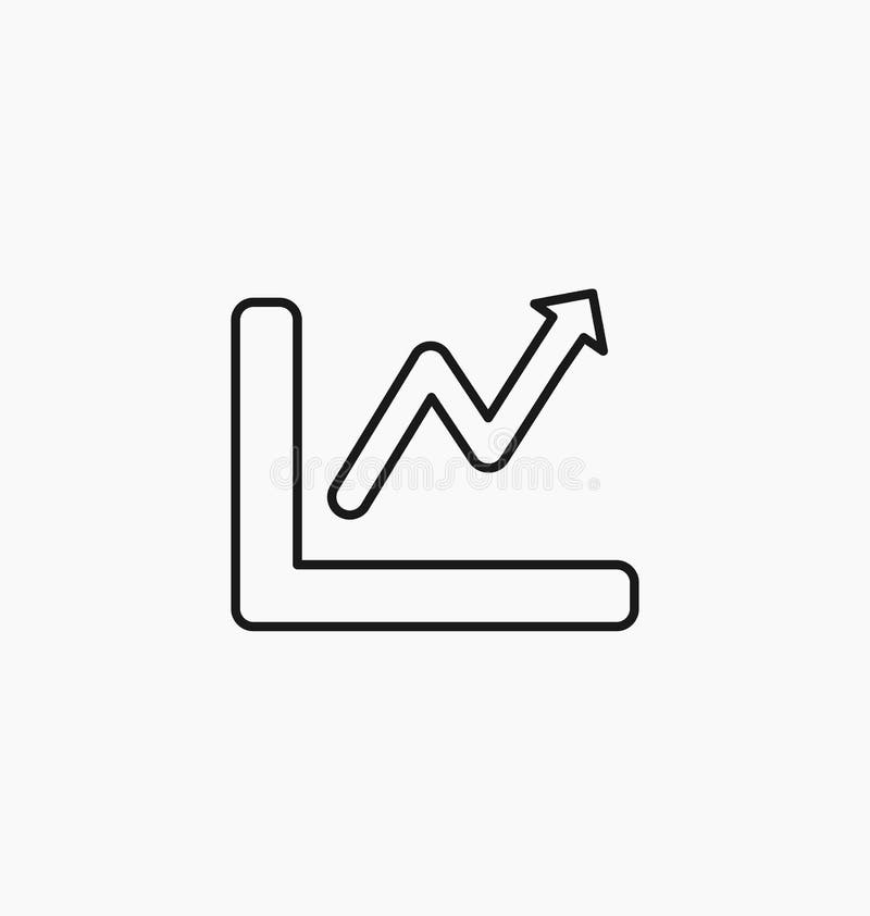 Chart Icon Bar Symbol for Web Site Design, Logo, App, UI. Vector Stock ...