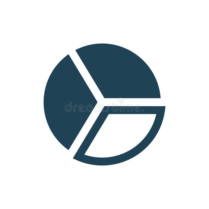Chart Icon Symbol Vector Image Isolated on the White Background Stock ...
