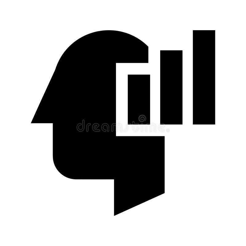 Chart Icon Symbol Vector Image Isolated on the White Background Stock ...