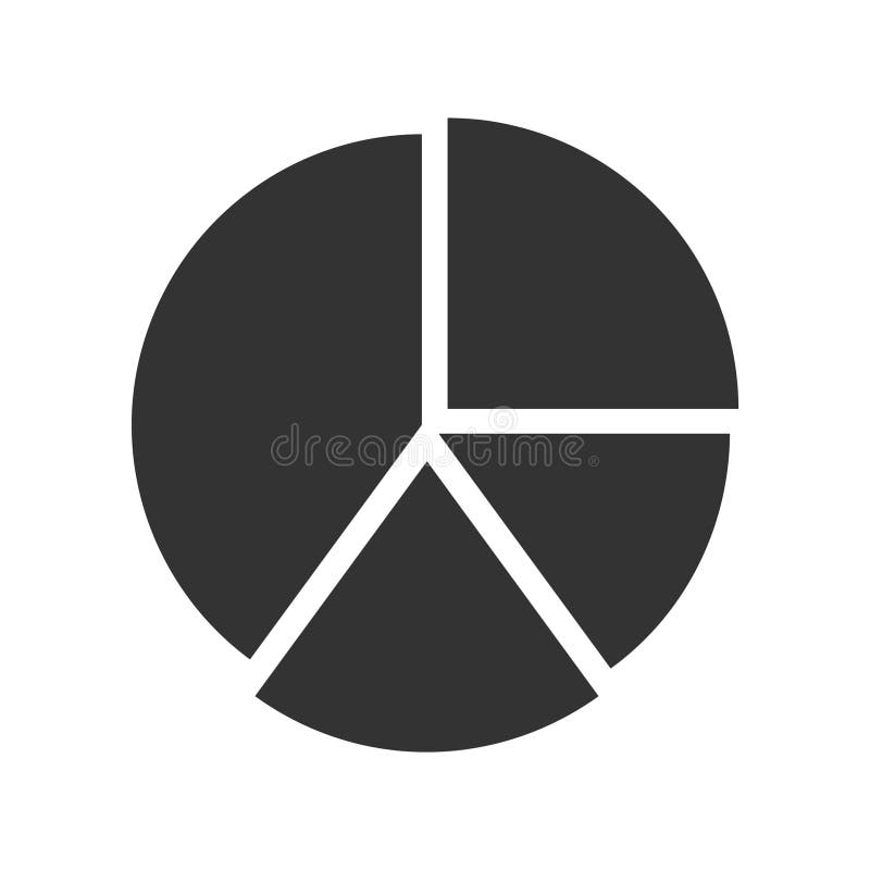 Chart Icon Symbol Vector Image Isolated on the White Background Stock ...
