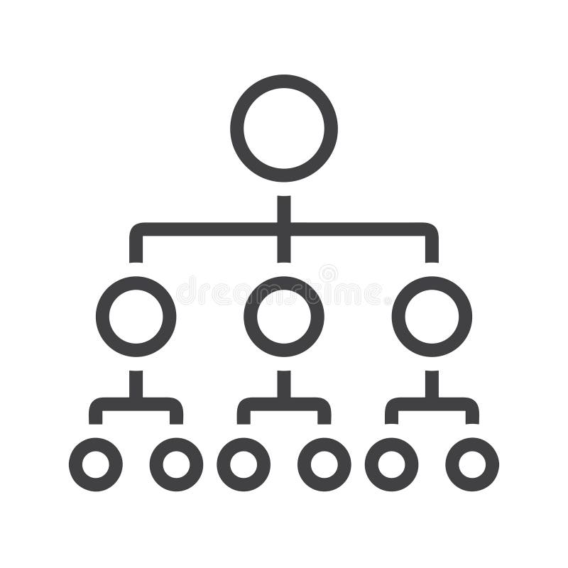 Chart Icon Symbol Vector Image Isolated on the White Background Stock ...