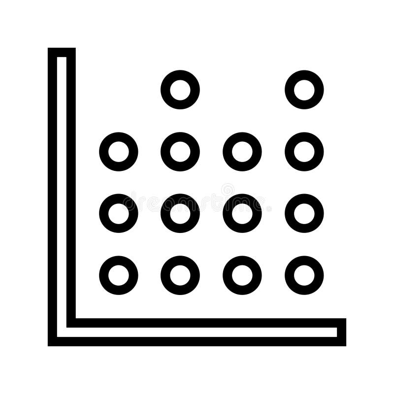 Chart Icon Symbol Vector Image Isolated on the White Background Stock ...