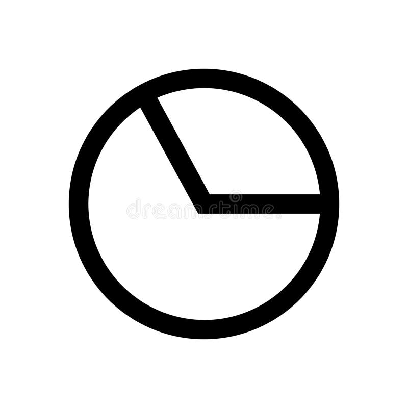 Chart Icon Symbol Vector Image Isolated on the White Background Stock ...