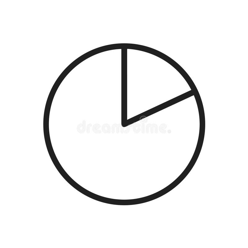 Chart Icon Symbol Vector Image Isolated on the White Background Stock ...