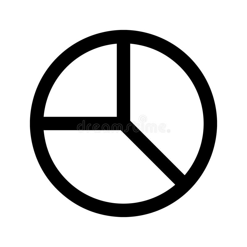 Chart Icon Symbol Vector Image Isolated on the White Background Stock ...