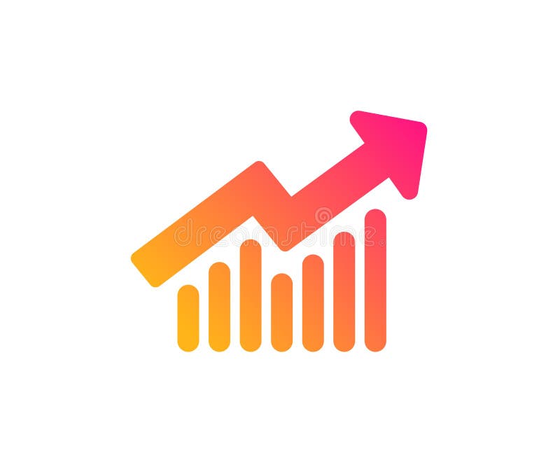 Chart Icon. Report Graph Sign. Vector Stock Vector - Illustration of ...