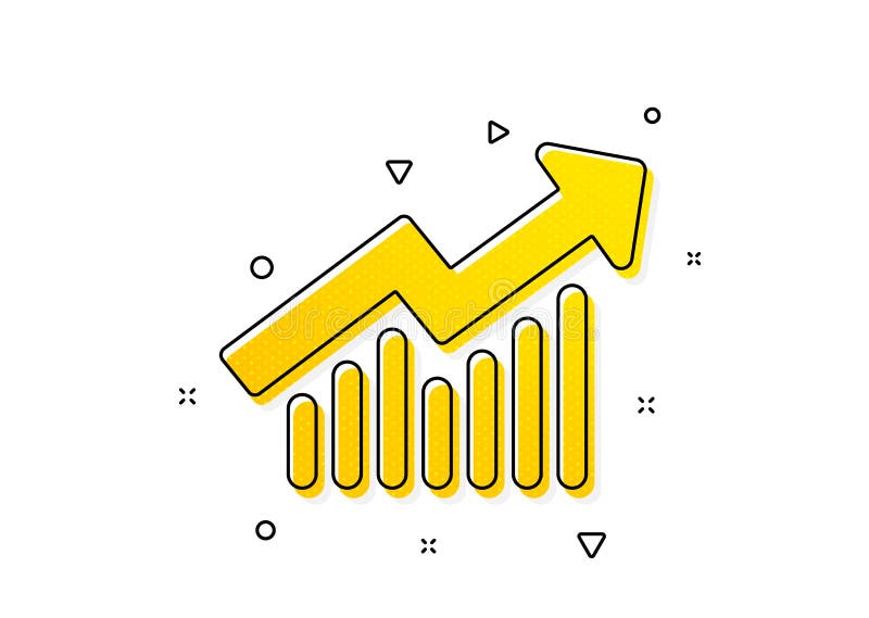 Chart Icon. Report Graph Sign. Vector Stock Vector - Illustration of ...